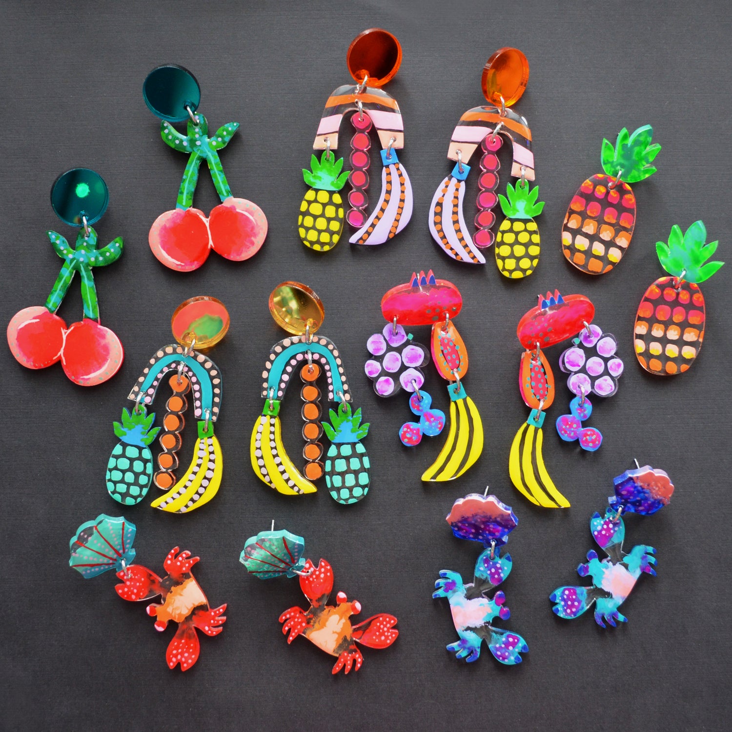 Boo and Boo Factory - Laser Cut Acrylic and Resin Statement Jewelry